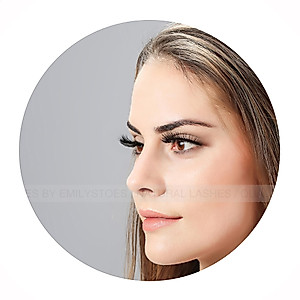 EMILYSTORES Lash Extensions 0.07mm Thickness J Curl Length Mixed Sizes 8-14mm Natural Looking Easy Fan Eye Lashes For Eyelash Extensions(0.07,J,Mixed 8-14mm)