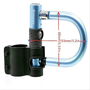 DULASP Locks Heavy Duty Bicycle U-Lock Bicycle Lock Aluminum Lock U-Lock Lock Cycling Lock Cable Lock for Bike Bicycles U Lock Anti-Theft Protection