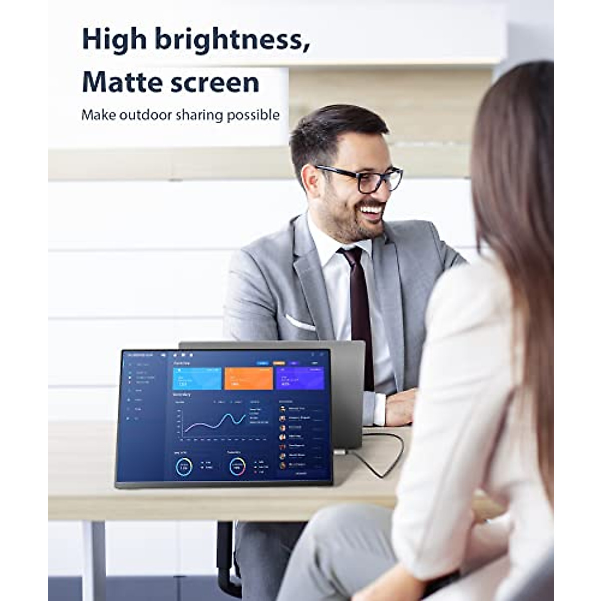 Ingnok Portable Monitor Bundle - 16 Inch 1200P 16:10 320cd/m2 Laptop Screen & FHD 1080P 15.6 Inch 350cd/m2 Second External Monitor for Laptop, MacBook, PS5, PS4, Xbox, Switch