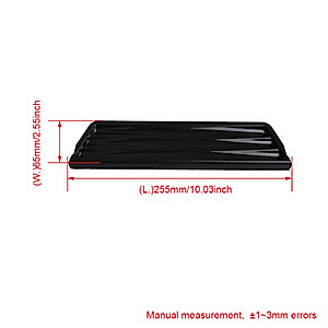 Walmine Black Plastic 2206670B Refrigerator Dispenser Grille Replacement for Whirlpool, Replace WP2206670B W10171993 W10189532