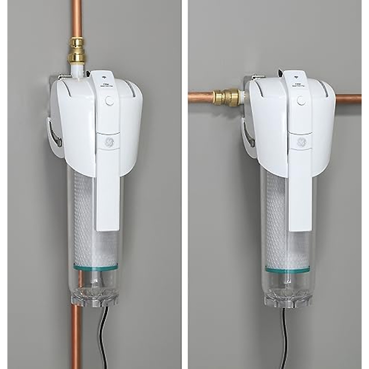 GE Smart Whole House Water Filtration System | Reduces Sediment, Rust & More | Install Kit & Accessories Included | Filter Not Included | Replace Filter (FTHPM, FTHTM, FTHLM) Every 3 Months | GXWH70M