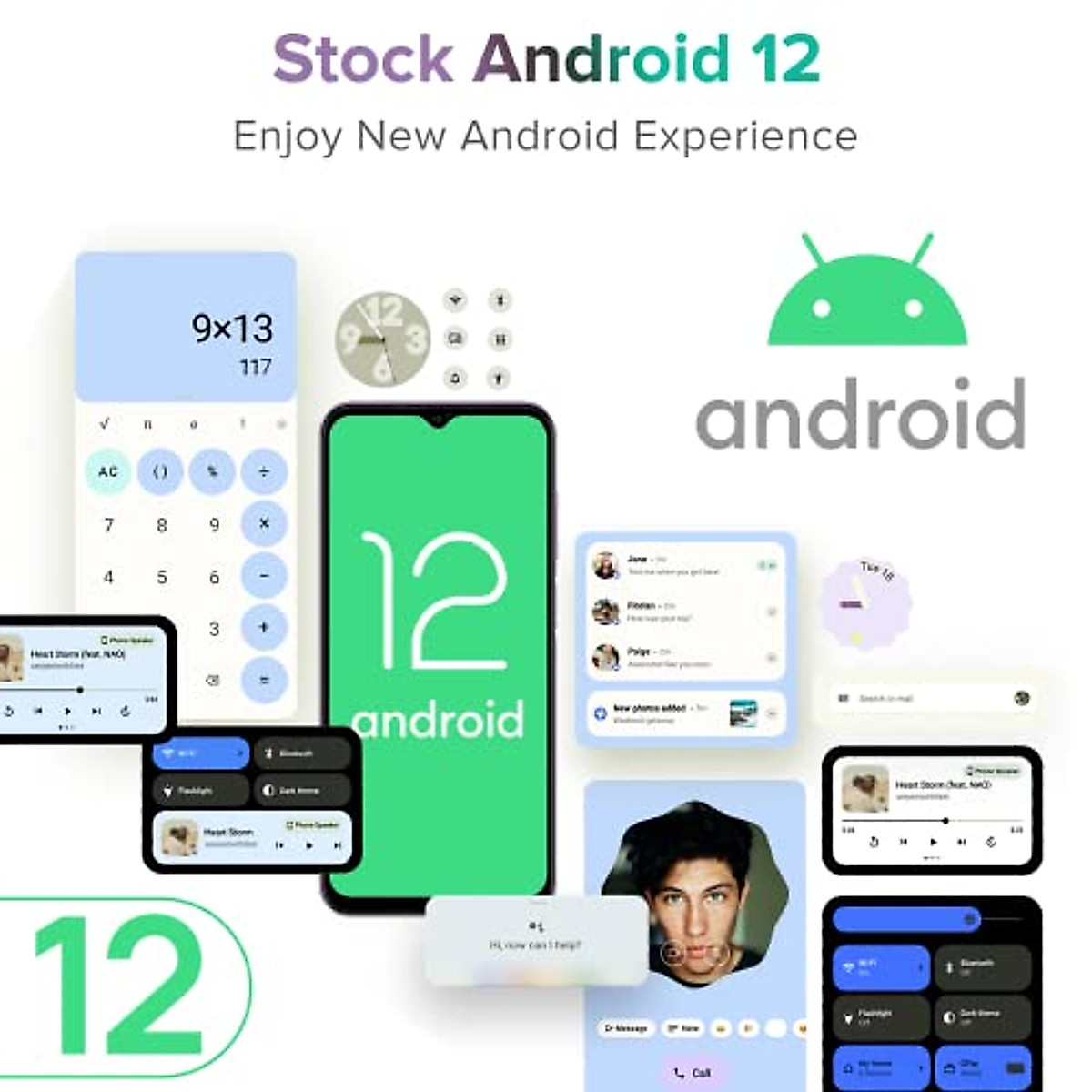 Ulefone Note 14 Unlocked Android Phones - 6.52-inch HD+ Display Android 12 OS 7GB RAM+16GB ROM 4500mAh Battery 8MP+5MP Camera 3-Card Slot T-Mobile Unlocked Smartphone (Purple)