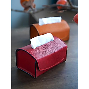 Faux Leather Vinyl Upholstery Fabric, 54 x 36 inches Synthetic Repholstery Leather Vinyl, Soft Touch Distressed DIY and Craft Material (Royal Blue, Cut by The Yard)