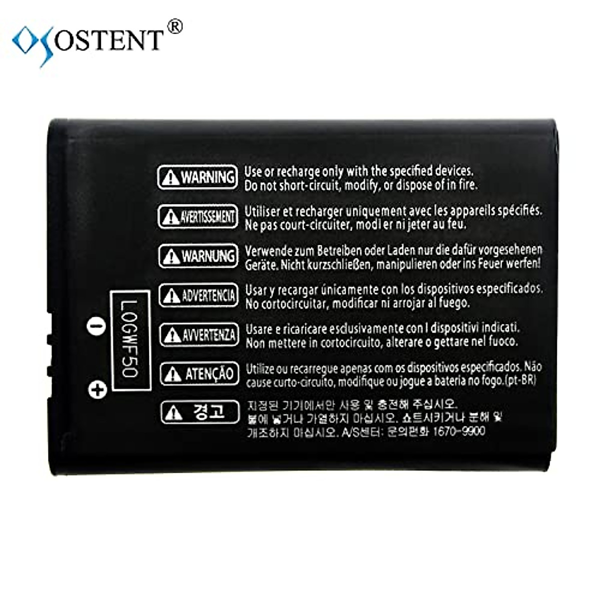 OSTENT 1300mAh 3.7V Li-ion Battery Pack Lithium-ion Rechargeable Replacement for Nintendo Switch Pro Controller
