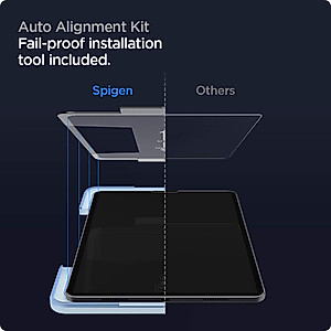 Spigen Tempered Glass Screen Protector [GlasTR EZ FIT] designed for iPad Pro 12.9 inch M2 (2022) / iPad Pro 12.9 inch (2021/2020/2018)