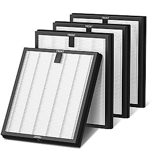 HY4866 Replacement Filter Compatible with MORENTO HY4866, WESTHEY HY4866, YIOU M1 Air Purifier, 3-in-1 H13 Ture HEPA Replacement Filters (Extra 4 Pre-filter) Enhanced Version for HY4866