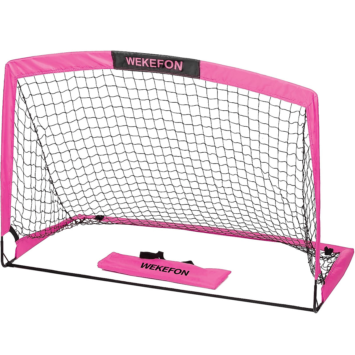 WEKEFON Soccer Goal 5' x 3.1', Pink, Portable for Backyard Games & Training, 1 Pack