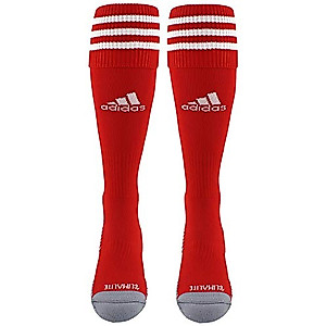 adidas Unisex Copa Zone Cushion III Soccer Socks (1-Pair) , Power Red/ White , Medium