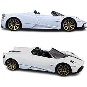 Hot Wheels - Pagani Huayra Roadster - '17 - White - HW Roadsters 2/10 - Mint/NrMint Ships Bubble Wrapped in a Box