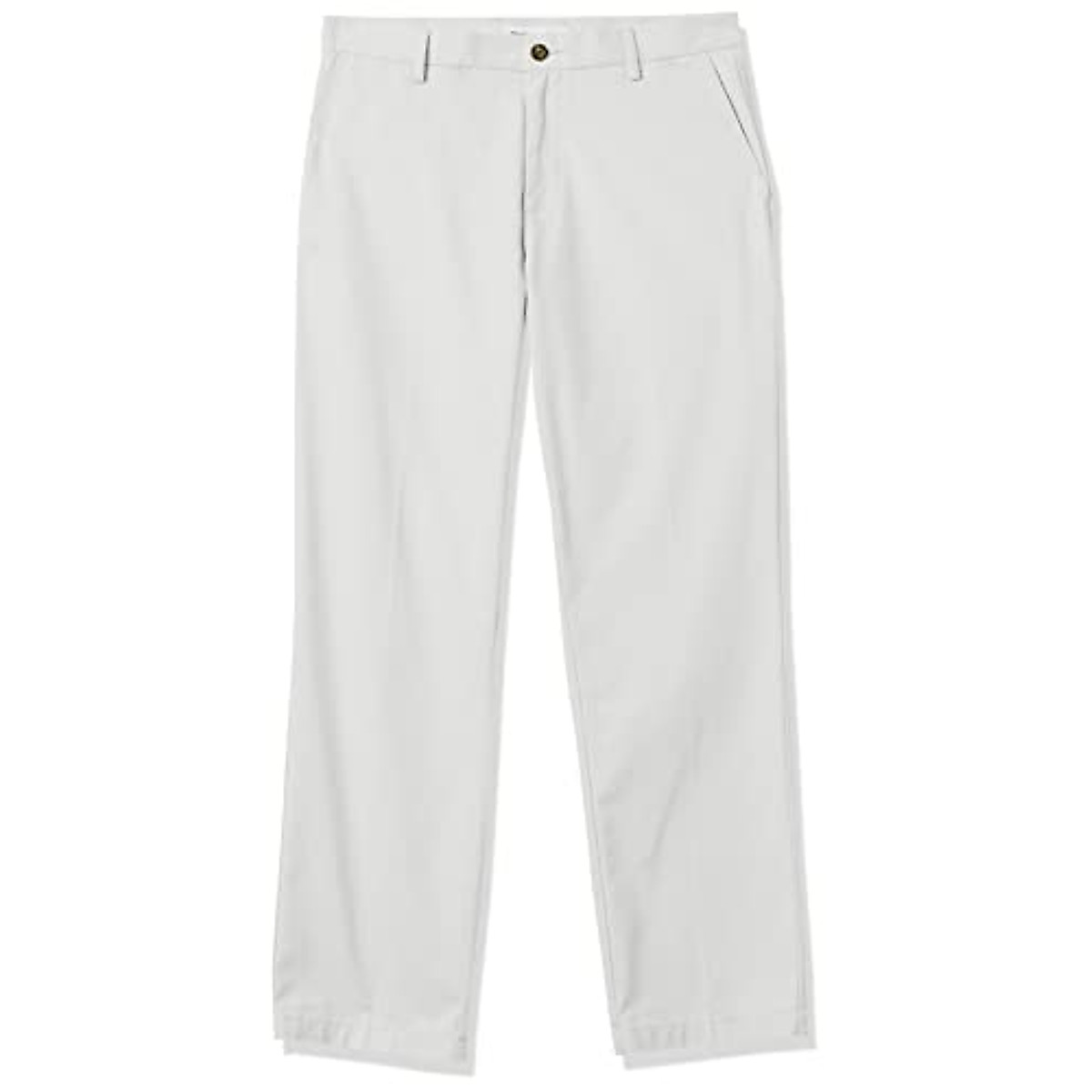 Amazon Essentials Men's Classic-Fit Wrinkle-Resistant Flat-Front Chino Pant (Available in Big & Tall), Light Grey, 42W x 30L