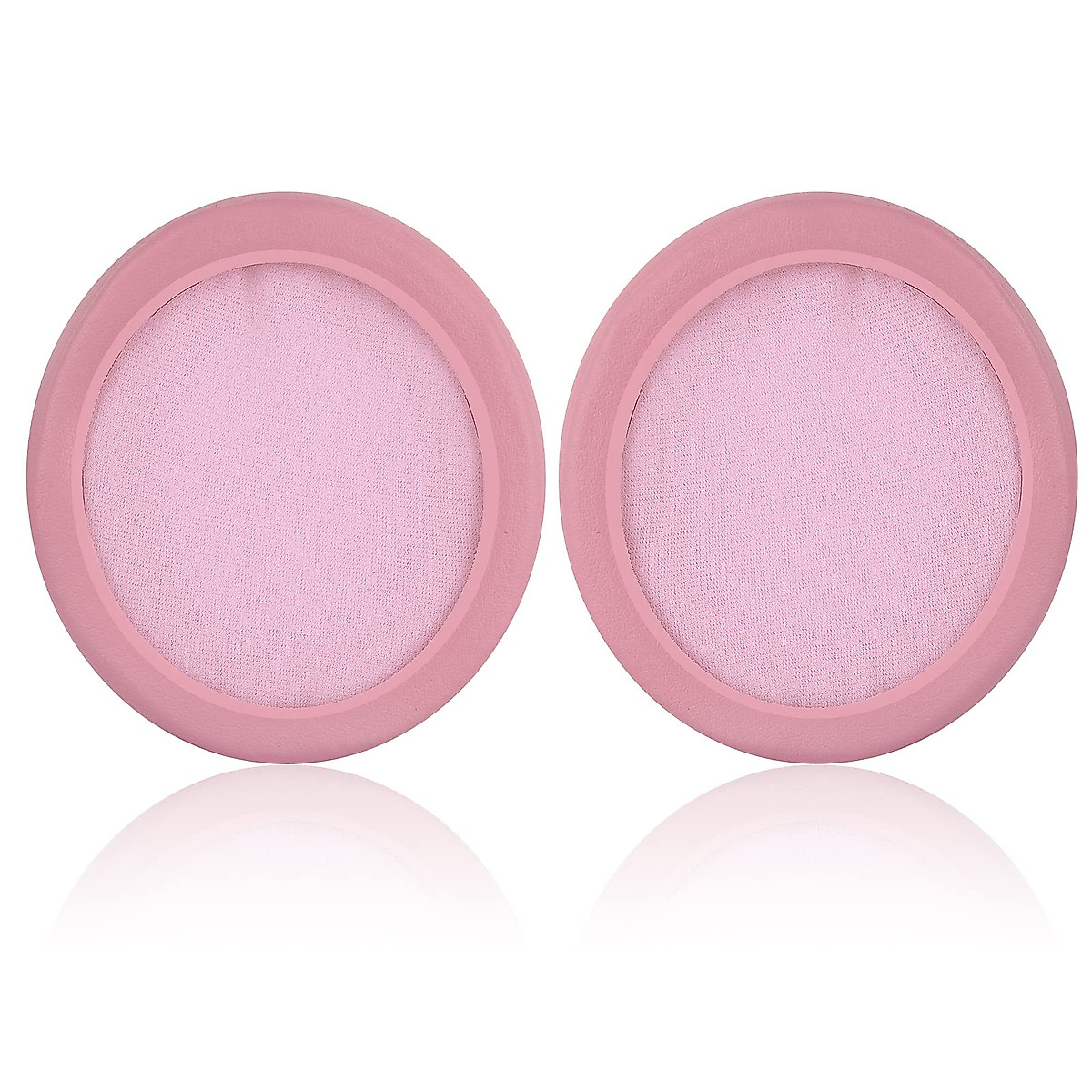 JECOBB Replacement Ear Cushion Cover with Protein Leather & Memory Foam for Razer Kraken X, Kraken X Ultralight, Kraken X Lite Headphone ONLY – Oval ( Pink )