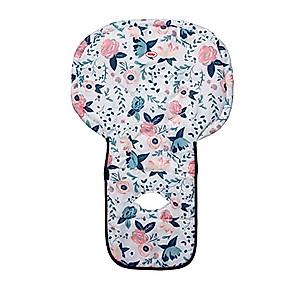 Nuby High Chair Cover Protecting from Spills and Crumbs, Water Resistant, Floral Print