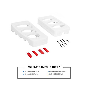 Glistco Stealth Mount Compatible with PS5 - White Disc