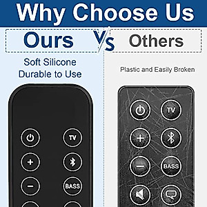 Motiexic Remote Control for Bose Solo 5 10 15 Series ii TV Sound System/ 732522-1110 418775 410376 TV Soundbar Sound System with CR2025 Battery Inside Bluetooth Key Button