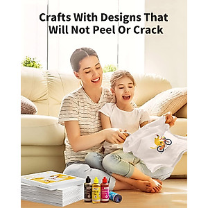 Hiipoo Sublimation Paper 8.5x11 Inch, Work with Sublimation Ink and E Sawgrass Inkjet Printers for Mugs T-Shirts Light Fabric and Other Sublimation Blanks (110 Sheets, 120G) (A-8.5x11)