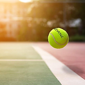 KEVENZ 6-Pack Pressurized Tennis Ball, 2 Cans with Seal Design,Advanced All Courts Balls,Highly Elasticity, More Durable, Good for Beginner Training Ball