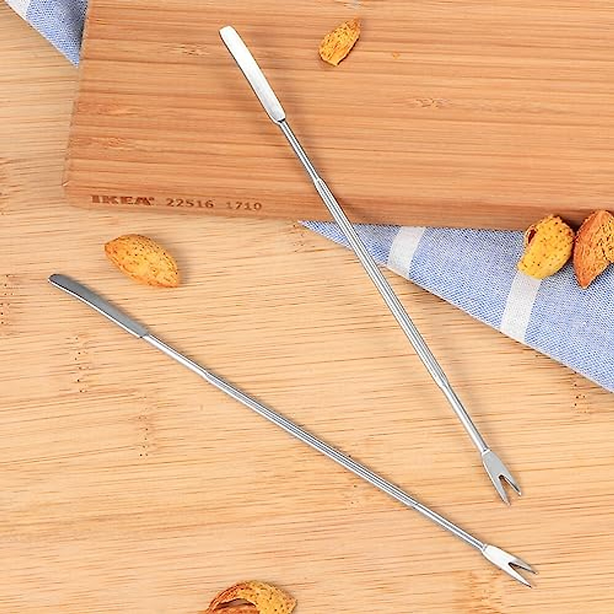 Multitools 10pcs Seafood Forks Picks Stainless Steel Crab Peeling Needle Nut Picker Tool Seafood Plier Walnut Tools Lobster Crab Leg Plier Crab Picks Household Tools
