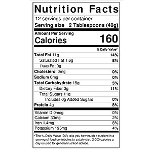 Datehini Organic Tahini and Medjool Date Spread (Original, 12 Oz Jar)