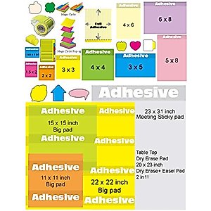 4A Shapes Sticky Notes,Bubble Shape,3 3/8 x 1 7/8 Inches,Neon Assorted,Self-Stick Notes,200 Sheets/Pad,1 Pad/Pack,4A 5059
