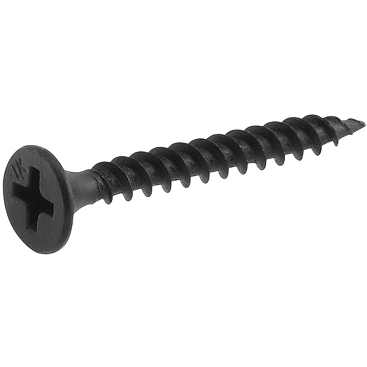 The Hillman Group 39284 6x1 Inch Fine Thread Phillips Drywall Screw, 100-Pack, 1 inches, Black