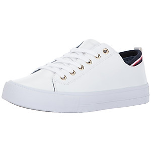 Tommy Hilfiger Women's Two Shoe, White, 11 Medium US