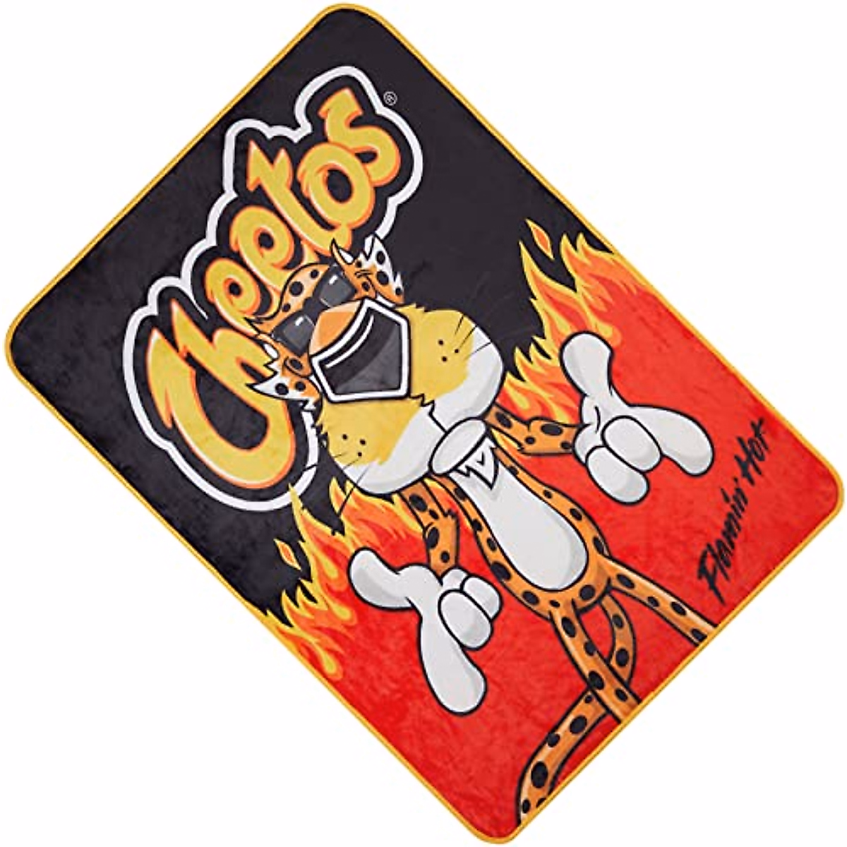 Cheetos Chester Cheetah Fleece Throw Blanket - Flamin Hot Chester Cheetah Soft Fleece Throw Blanket