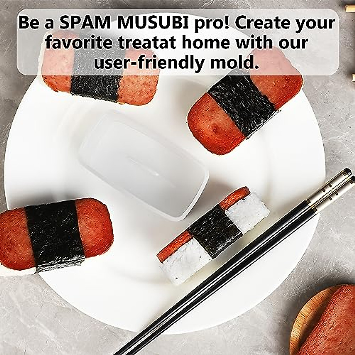 Spam Musubi Mold, Musubi Maker Press 2 Pack with Luncheon Meat Slicer ...