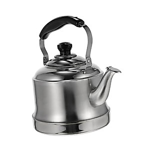 GRIRIW 1pc Stainless Steel Kettle Coffee Espresso Machine Kitchen Gadget Water Boiling Kettle Insulated Coffee Home Tea Kettle Espresso Coffee Machines Stainless Steel Water Kettle Silver
