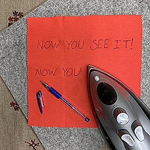 Madam Sew Heat Erasable Fabric Marking Pens | Quilting, Sewing, Crafts and Dressmaking I 4 Assorted Colors with 4 Refills