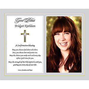 Poetry Gifts Confirmation for Girls or Boys, Sweet Personalized Blessing for Him or Her, 8x10 Inch Custom Print