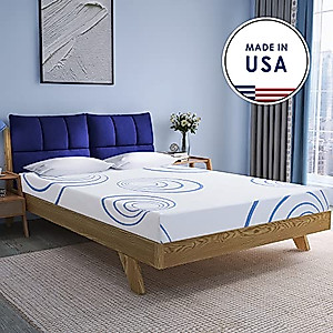 Opoiar 8 inch Memory Foam Mattress Twin Size,Gel Bamboo Charcoal AeroFusion Mattress in A Box,Breathable Medium Mattress Supportive & Pressure Relief,Made in USA, CertiPUR-US Certified