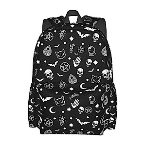 Goth Backpack for Girls and Women School Gothic Backpacks Bookbag Laptop for Men Boys Adults Teens