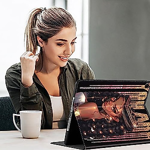 Case for Samsung Galaxy Tab S8 2022/Tab S7 2020 11 Inch (SM-X700/X706/T870/T875/T878),Multi-Angle Stand Smart Protective Cover with Auto Sleep/Wake,African American Girl Inspirational Quotes