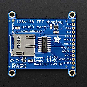 Adafruit 1.44" Color TFT LCD Display with MicroSD Card breakout [ADA2088]