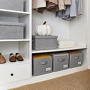 GRANNY SAYS Bundle of 1-Pack Closet Door Organizer & 3-Pack Storage Containers for Organizing