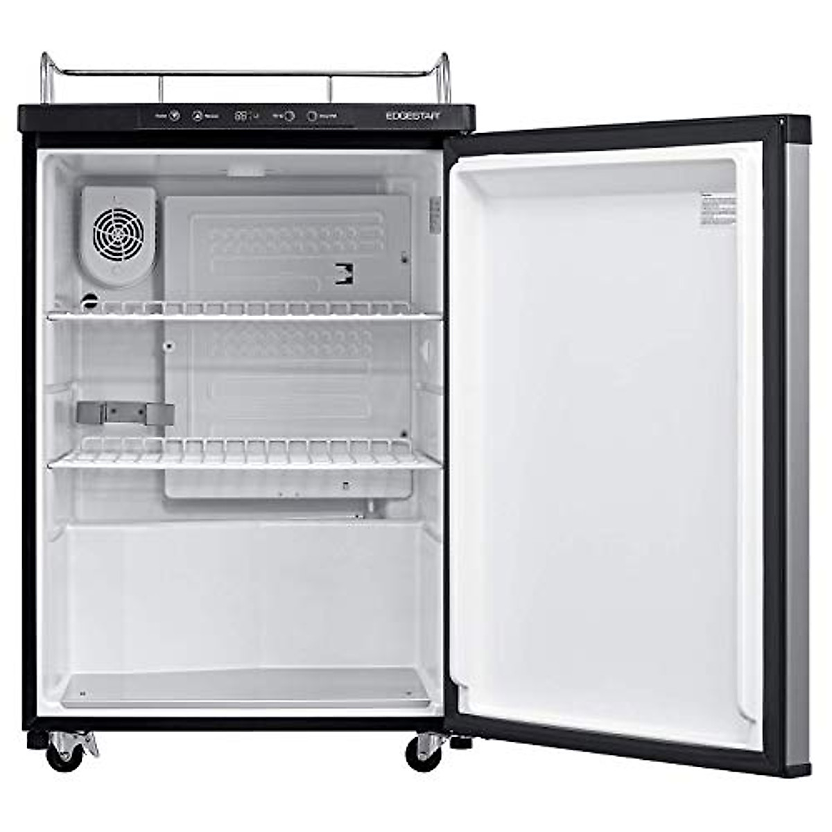 EdgeStar BR3002SS 24 Inch Wide Kegerator Conversion Refrigerator for Full Size Keg - Stainless Steel