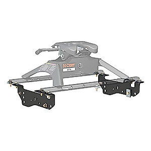 CURT 16448 5th Wheel Installation Brackets, Select Ford F-250, F-350, F-450 Super Duty, CARBIDE BLACK POWDER COAT