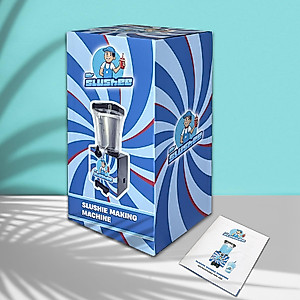 Mr Slushee Home-use Slushie Machine, New and Improved Countertop Slushy Maker for Kitchen, 34 fl oz, Ice Cold Frozen Slush Drink, Slushy Cup, Turns Your Favorite Sodas into Slushies.