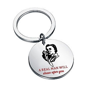 TIIMG Halloween Scary Horror Gift Slasher Keychain Horror Movie Fans Gift Gifts for Women (chase after you)