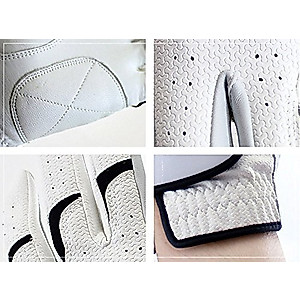 HAEUN Men's Premium White Cabretta Soft Multiple Sizes Regular Golf Glove 26. Large