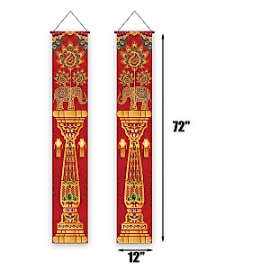 Diwali Decorations for Home Deepawali Indian Festival of Lights Banner Indian Ganesha Porch Banner Indian Pooja Decor Diwali Decorations for Home Party