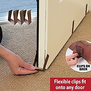 TWIN DRAFT GUARD Doggie Draft Stopper for Doors and Windows