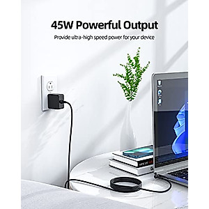 45W AC Charger Fit for Asus Vivobook 15 F510U F510UA F510Q F510 F510QA F512DA F512D F512FA F512F F512JA F512J F512 Laptop Power Cord Supply