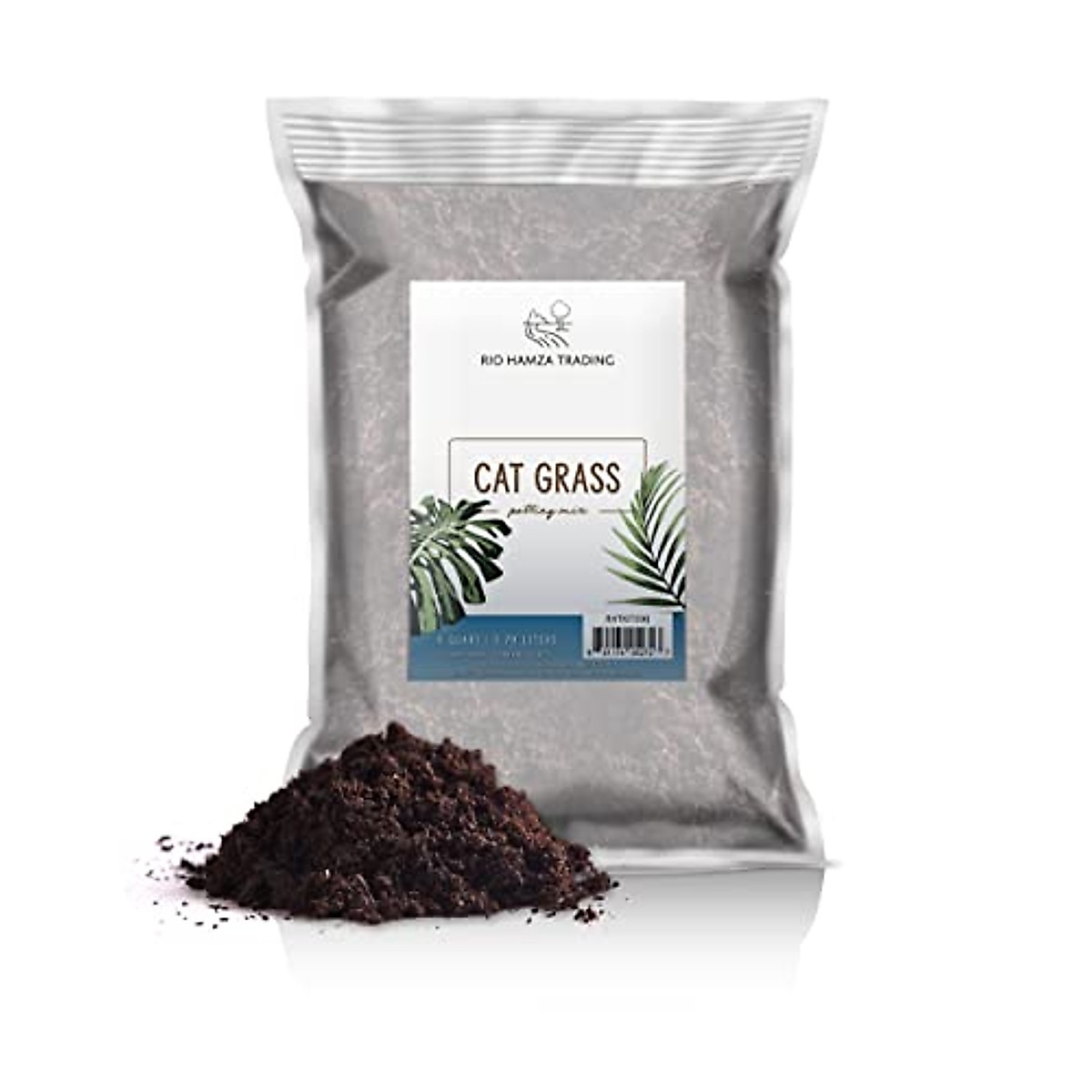 Cat Grass Growing Soil, Soil for Starting and Growing Cat Grass, Loose Coconut Coir for Growing Cat Grass- 4qt