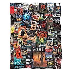 Books Blanket Fleece Throw Blanket,Soft Warmer Flannel Blanket,Double-Layer Printed Blanket for Couch, Bedding,Sofa,Living Room and Camping 50"X40"