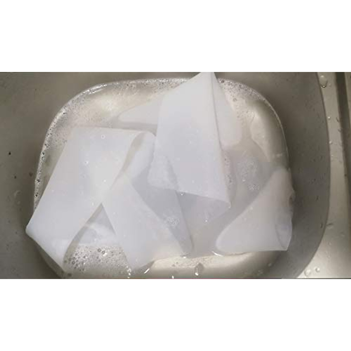 KimTin Food Grade Nonstick Silicone Pastry Mat,Countertop Protector, Kitchen Counter Mat,Heat Resistant,Washable,Table Mat,Size 23.62 x 15.75 inches,Set of 2 (Translucent)