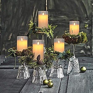 Aignis Waterproof Flameless Candles 12pcs & Flameless Candles Flickering Battery Operated Candles 3pcs