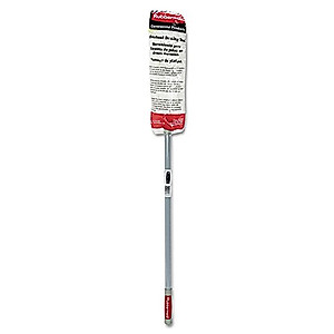 Rubbermaid Commercial Overhead Dusting Tool, 51 Inch Handle, Reusable, Machine Washable, Extendable Cleaning Supplies