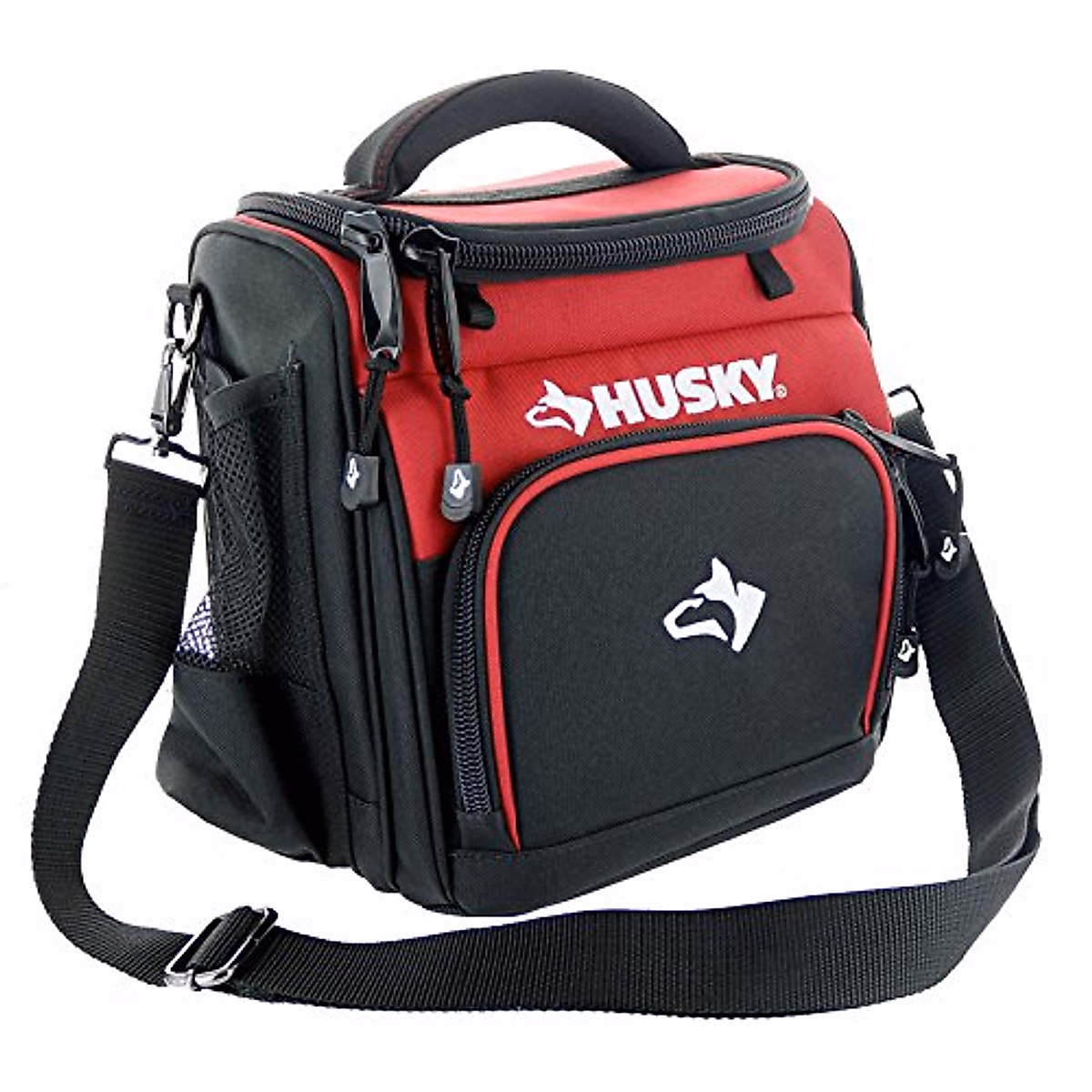 Husky 82021N11 9" 600 Denier Water and Weather Resistant Insulated Cooler with 2 Mesh Sleeves and Carrying Strap