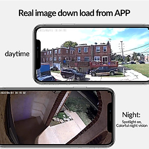 ESCANU Wireless Outdoor Solar Security Camera for Home Security, AI Motion,WiFi Wireless Rechargeable Camera, with Colorful Night Vision, 2-Way Audio, Spotlight,IP65 Waterproof, Cloud/Sd Card Storage